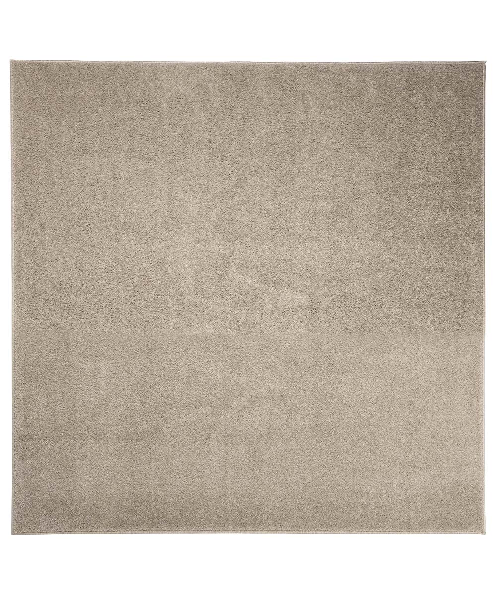 Vierkant vloerkleed Fine - beige | Tapeso